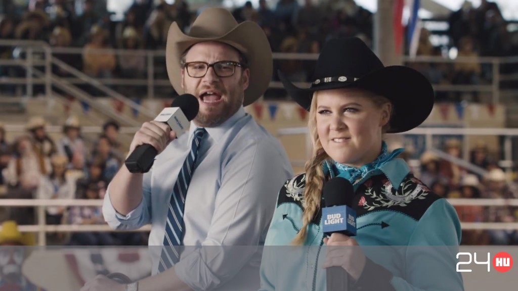 Jópofa reklámban nyomul együtt Seth Rogen és Amy Schumer | 24.hu