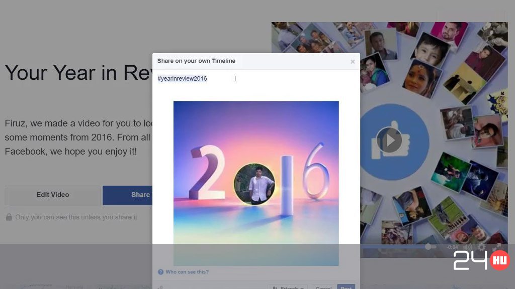 Így készítheted el saját 2016-os Facebook-videódat | 24.hu