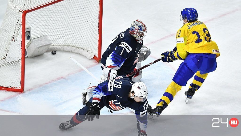 Hoki-vb: gólt sem ütve esett ki az amerikai csapat | 24.hu