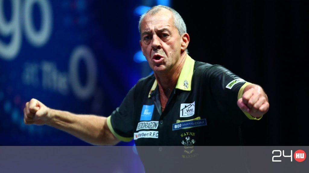 57 éves a darts legidősebb világbajnoka | 24.hu