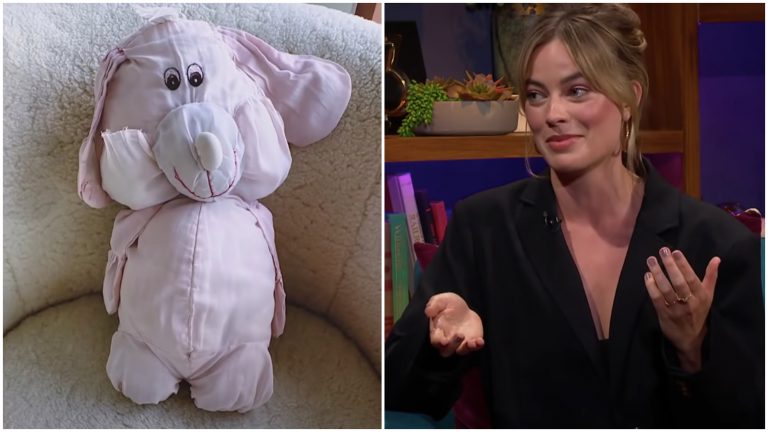 Margot Robbie minden este a plüssnyulával alszik, amit csak az anyjának ...
