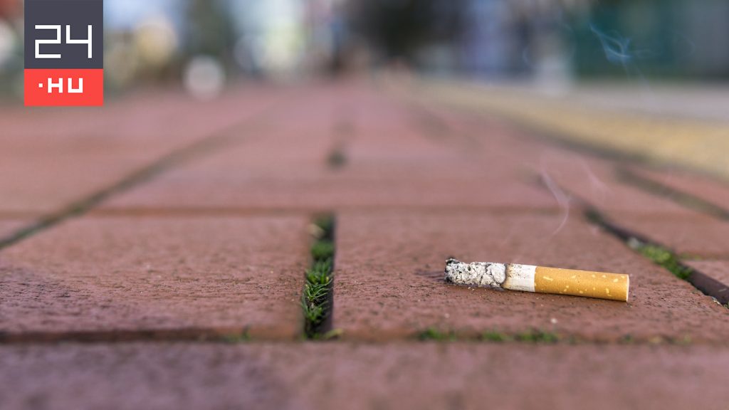 Évi 4,5 billió cigarettacsikket dobnak el | 24.hu