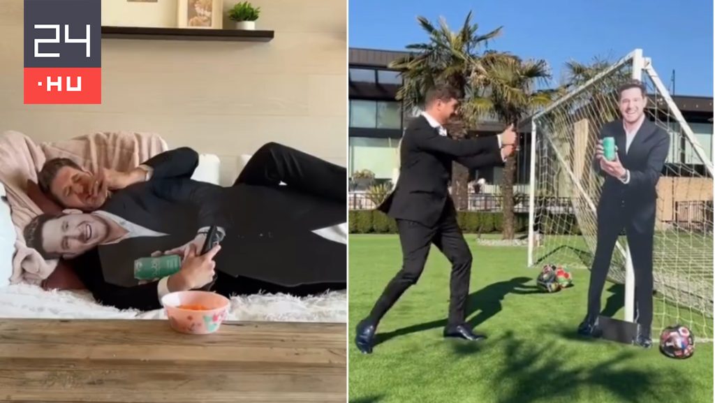 Michael Bublé megmutatta, mi mindenre tudja használni a boltból ...