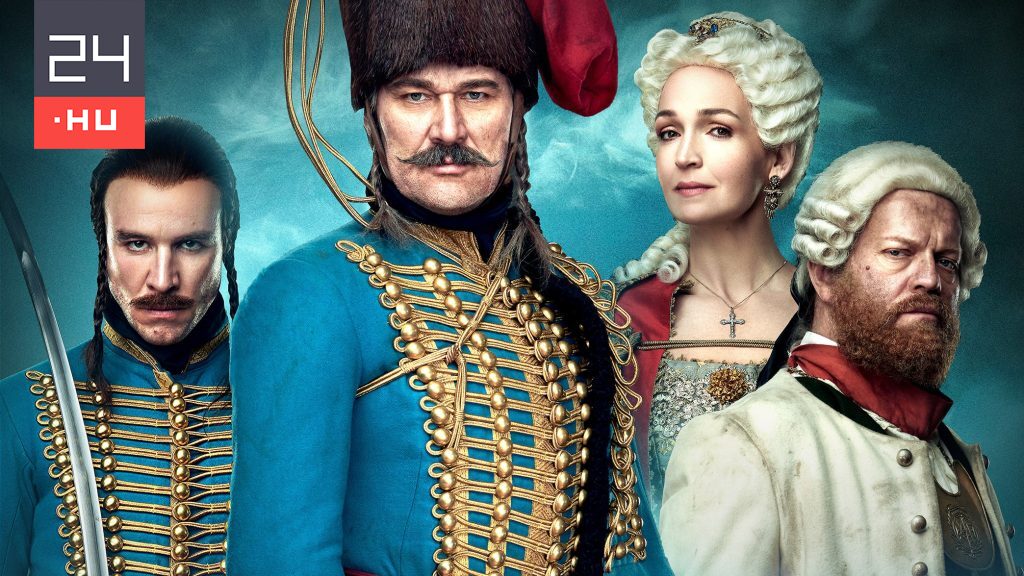 Molnár Áron morcos huszár, Trill Zsolt daliás hadvezér a Hadik plakátján | 24.hu