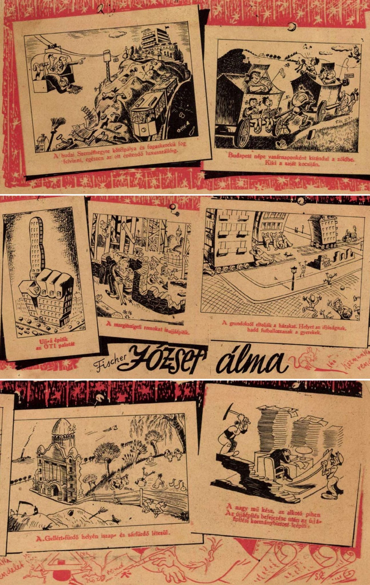 Így látták Budapestet a szocializmus legerősebb élclapja, a Ludas Matyi ...