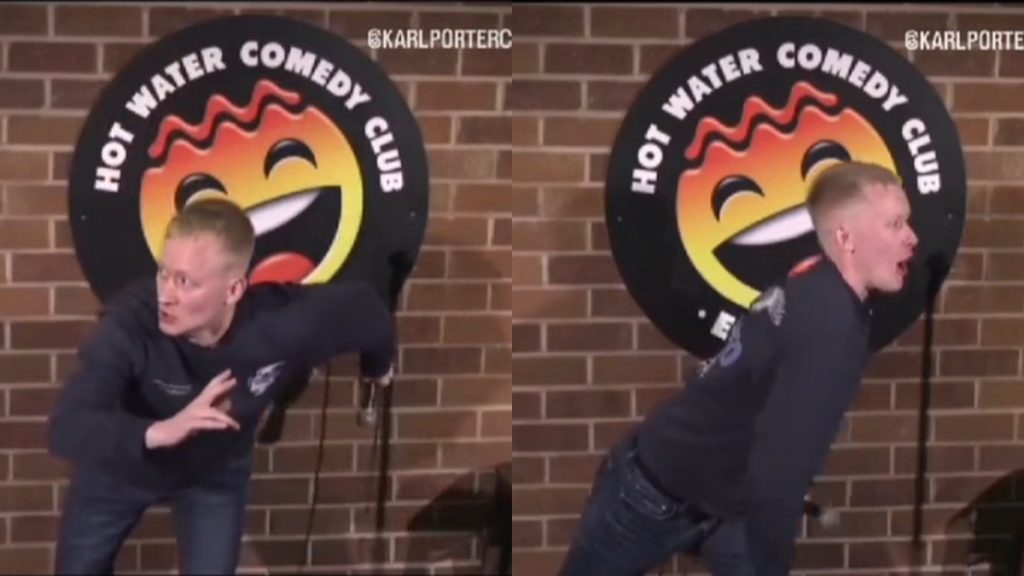 Tűpontosan ábrázolta a brit komikus, milyen a gólöröm lassított ...