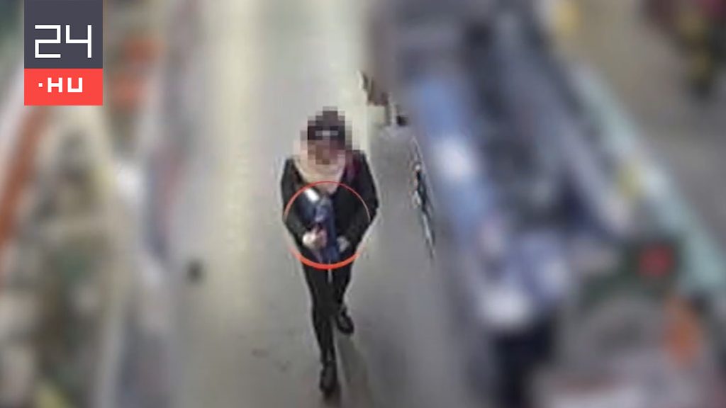Videón, ahogy ellop egy nő egy ütvefúró-csavarozót az OBI-ból | 24.hu