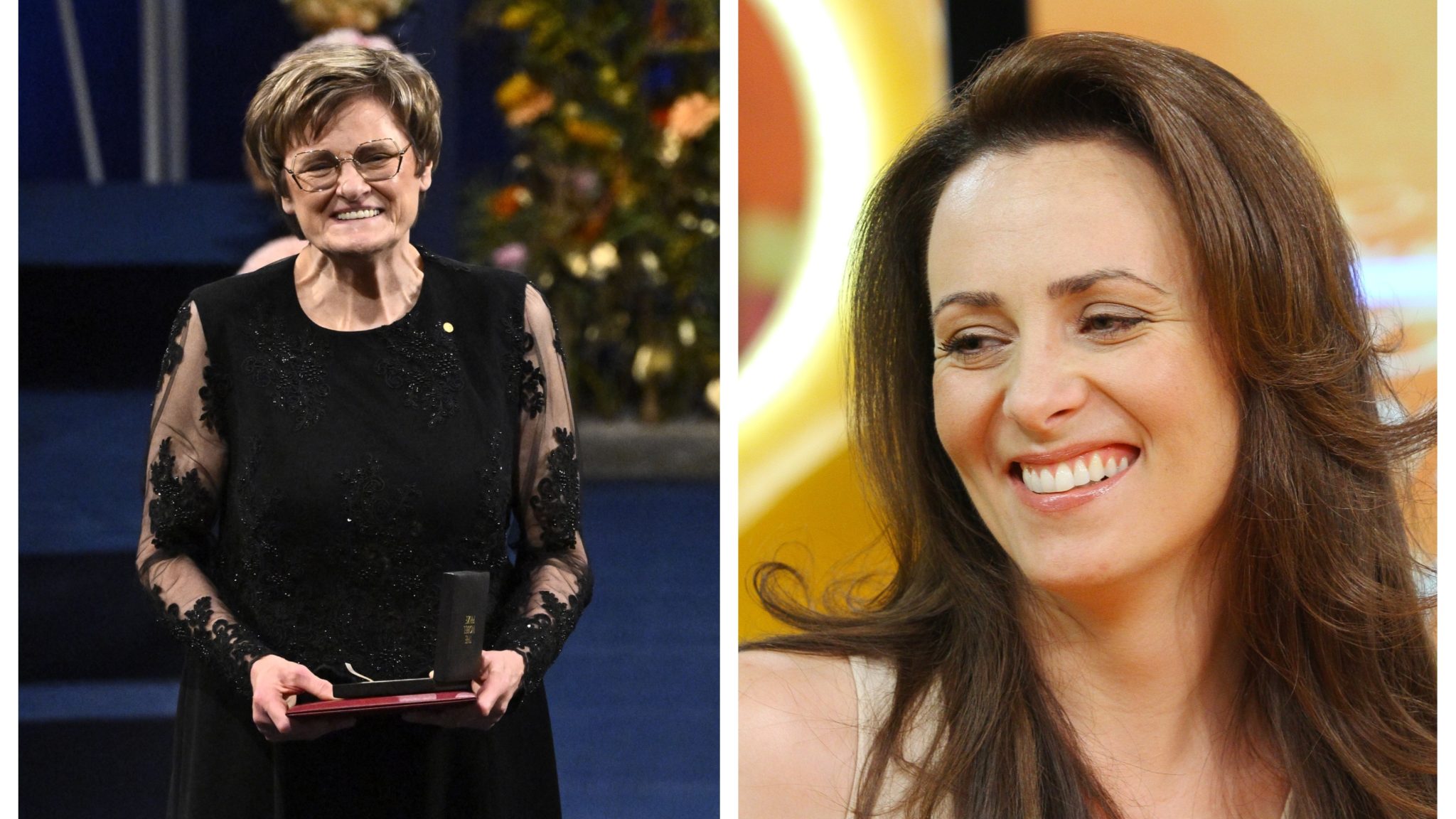 Csézy tervezte a ruhát, amiben Karikó Katalin átvette a Nobel-díjat | 24.hu