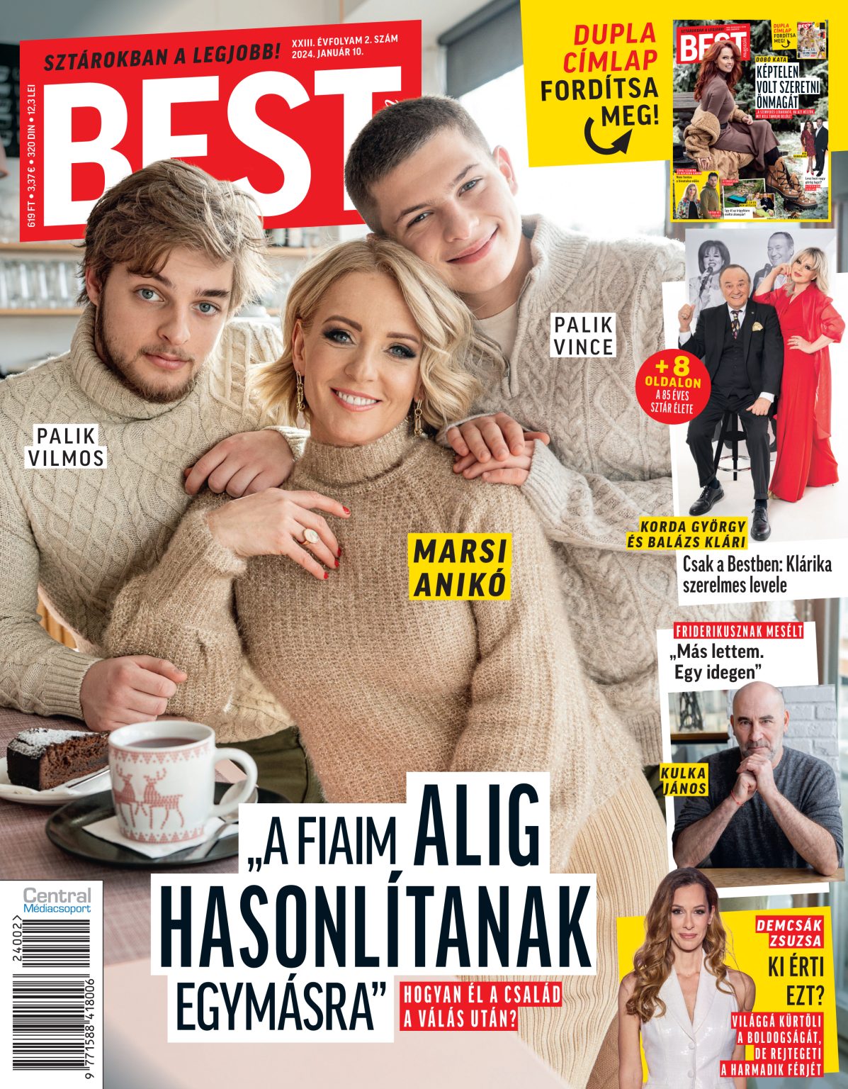 Marsi Anikó és Palik László fiai nem lepődtek meg szüleik válásán | 24.hu