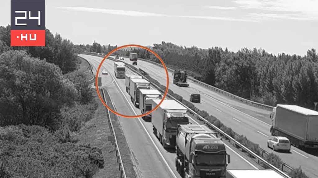 Videón az M1-esen történt kamionos tragédia | 24.hu