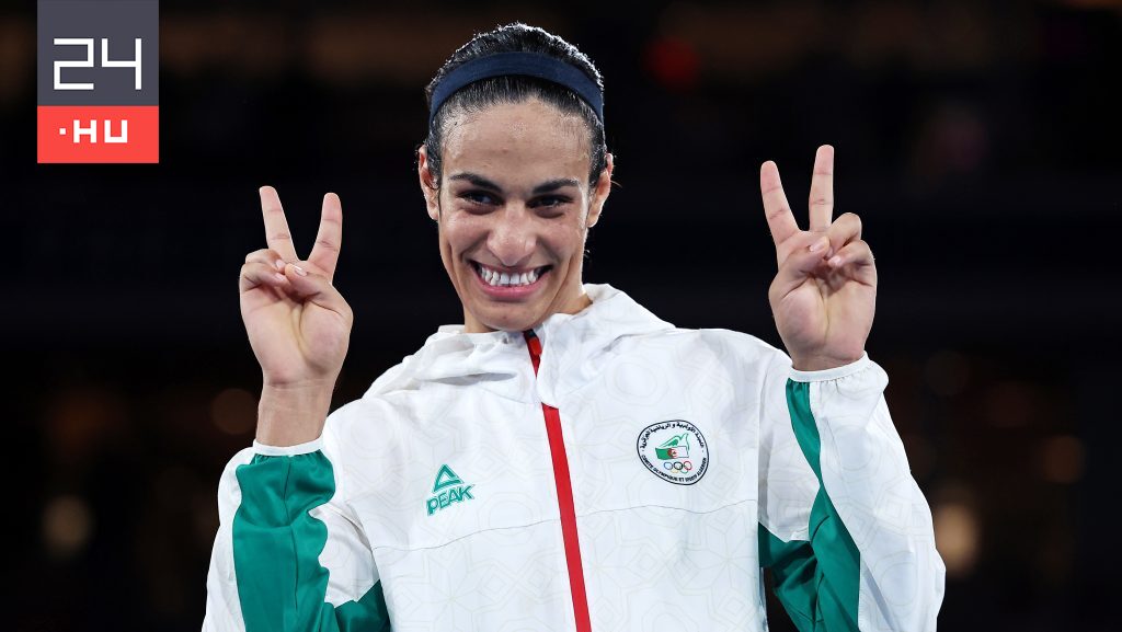 Iman Helif megmutatta, hogy a ringen kívül sminket, rúzst és rózsaszín ...