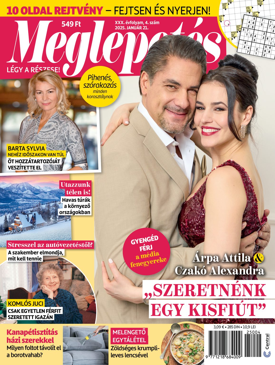 Felesége azt mondja, Árpa Attila otthon "egy igazán cuki pasi", bár sokan nem ezt gondolnák róla ...