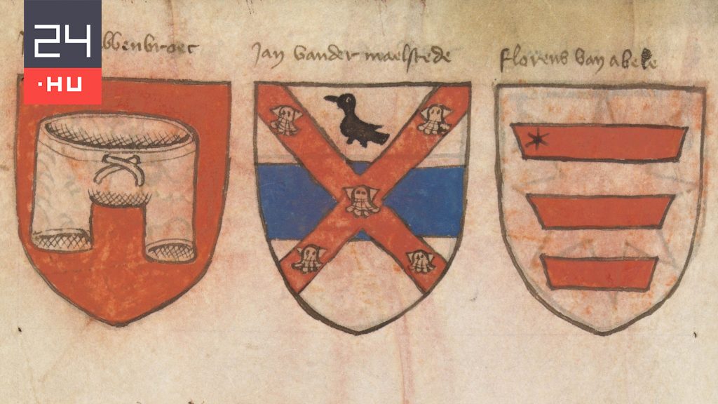 Fehér alsónadrág került hatszáz éve egy nemesi címerre | 24.hu