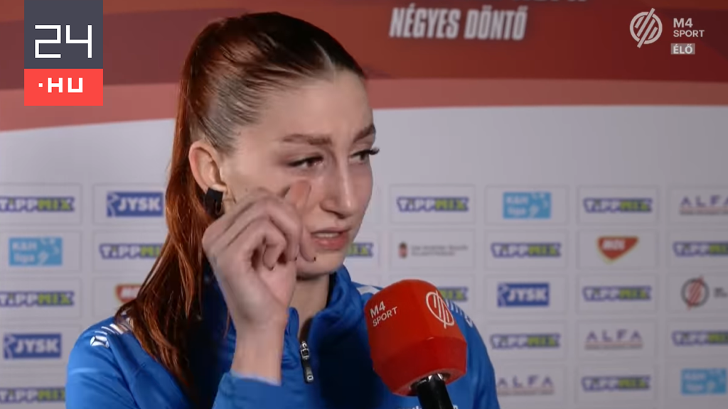 Elsírta magát a vesztes kupameccs után a magyar válogatott kézis | 24.hu