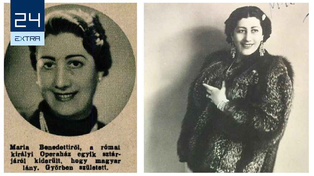 Benedetti Mária, az operaénekesnő, aki Győrből indulva hódította meg a ...
