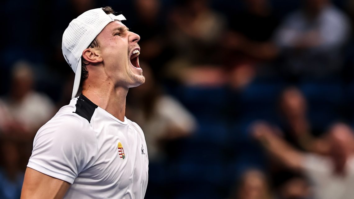 Tenisz: Fucsovics nyert, ellenfele dührohamot kapott | 24.hu