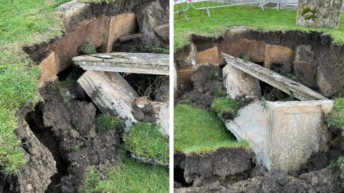 Titkos kripta bukkant elő a föld alól | 24.hu