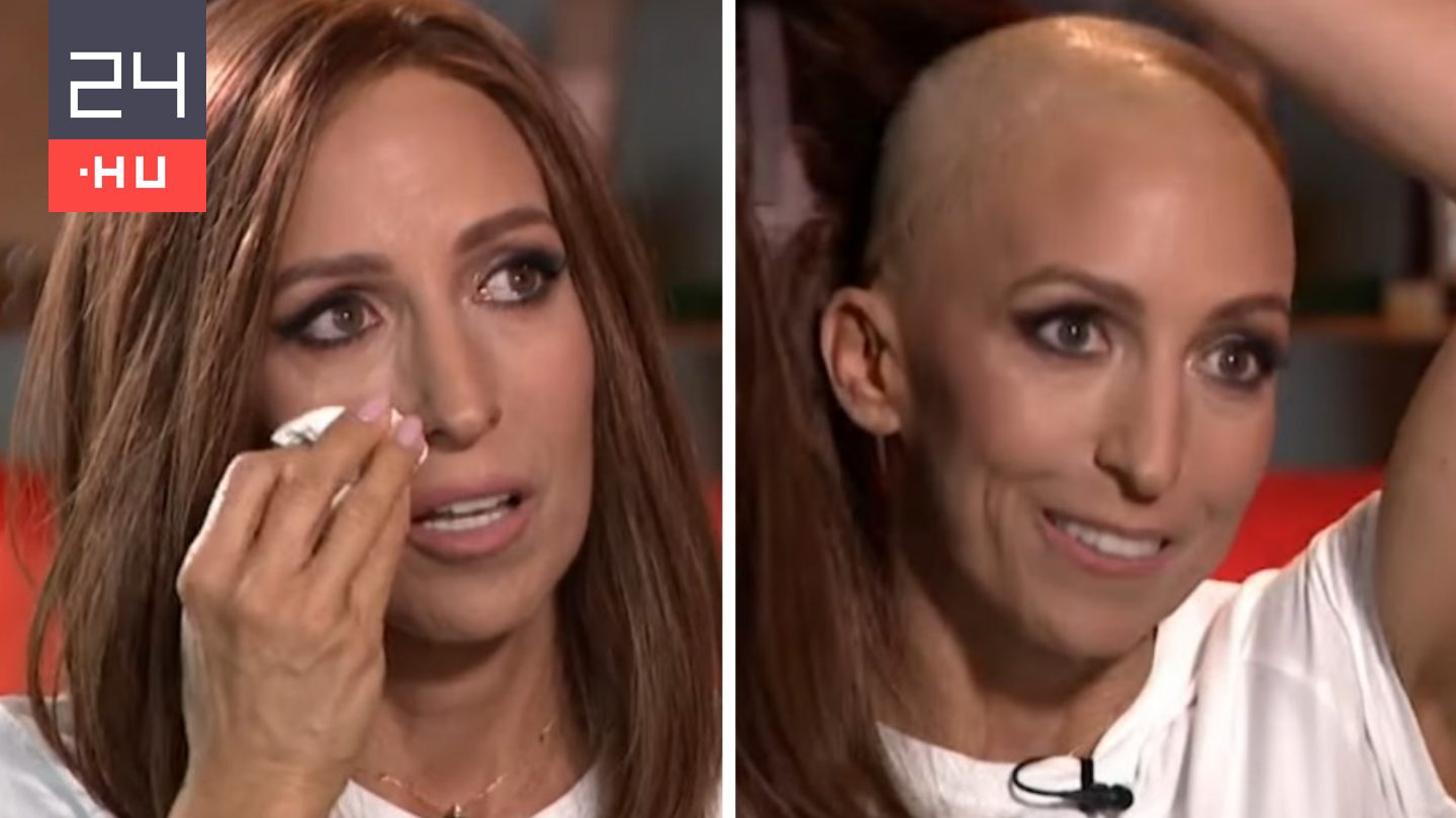 Rubint Réka a TV2 kamerái előtt vette le parókáját, sírva beszélt a ...