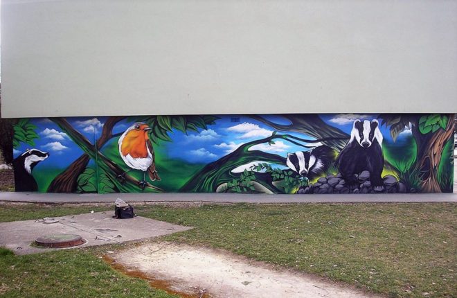 Graffiti művész állatai visznek életet a szegedi panelház szürkeségébe ...